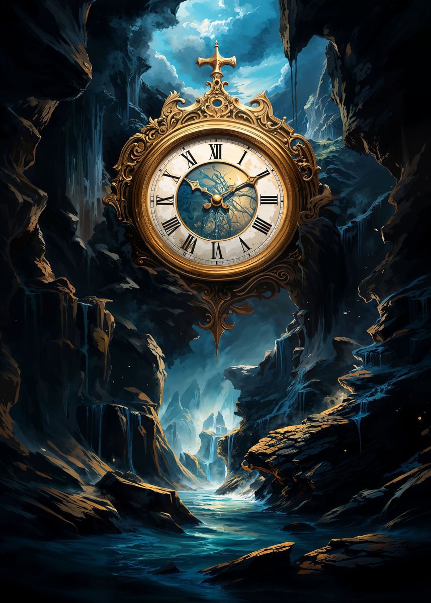 'Time fantasy' Poster, picture, metal print, paint by Maxline Ziddah ...