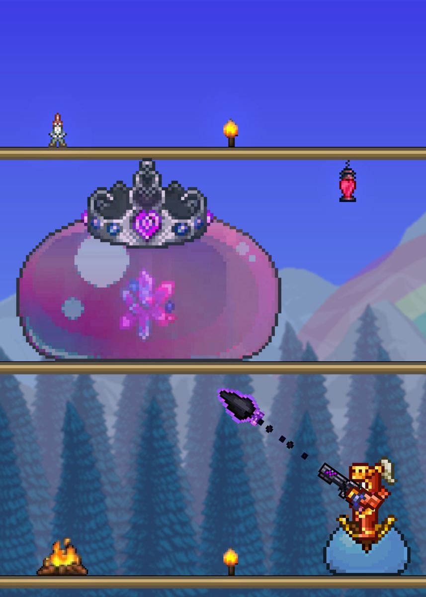 'Terraria Boss 8' Poster, picture, metal print, paint by Desky | Displate