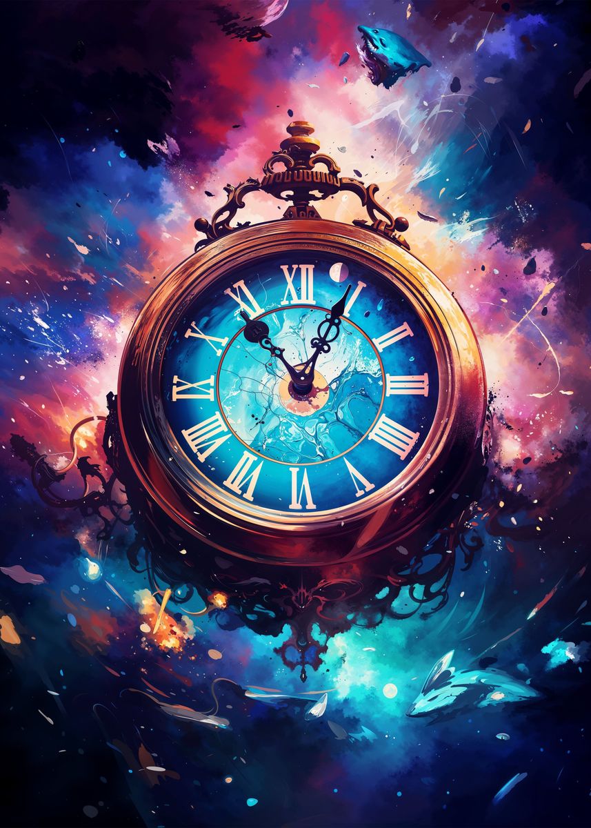 'Time fantasy' Poster, picture, metal print, paint by Maxline Ziddah ...