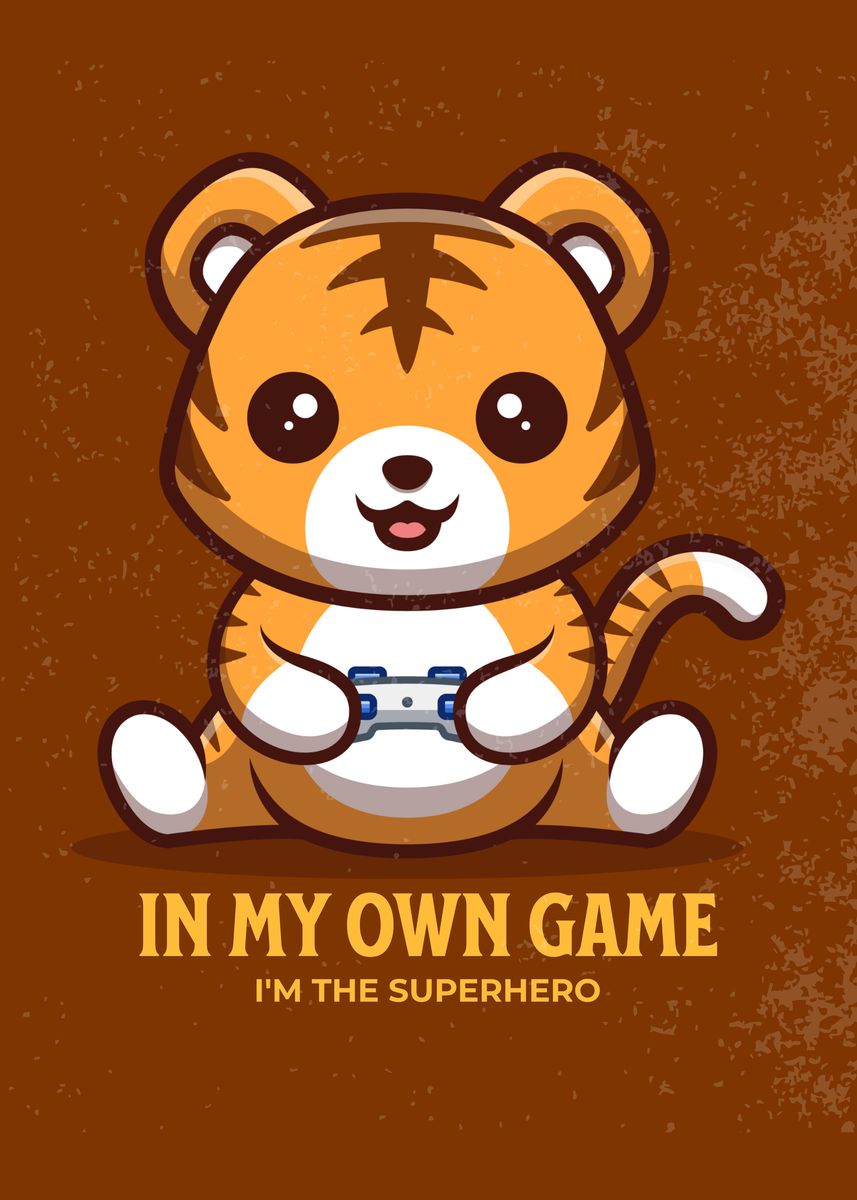 'Animal Gamer' Poster, picture, metal print, paint by Andreea Eremia ...