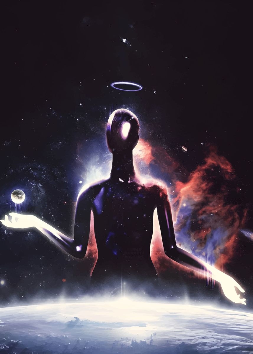 'god ' Poster, picture, metal print, paint by best art | Displate