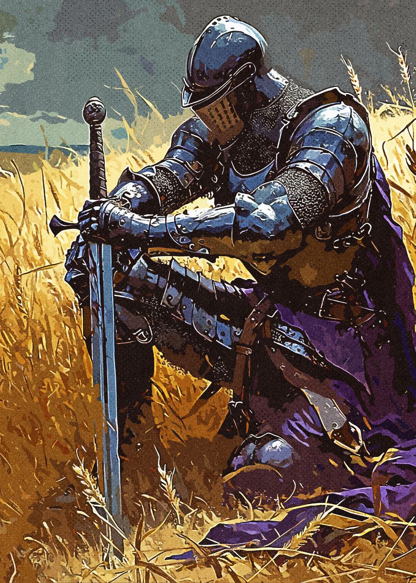 'Full Plate Troops' Poster, picture, metal print, paint by Ammar Zain ...
