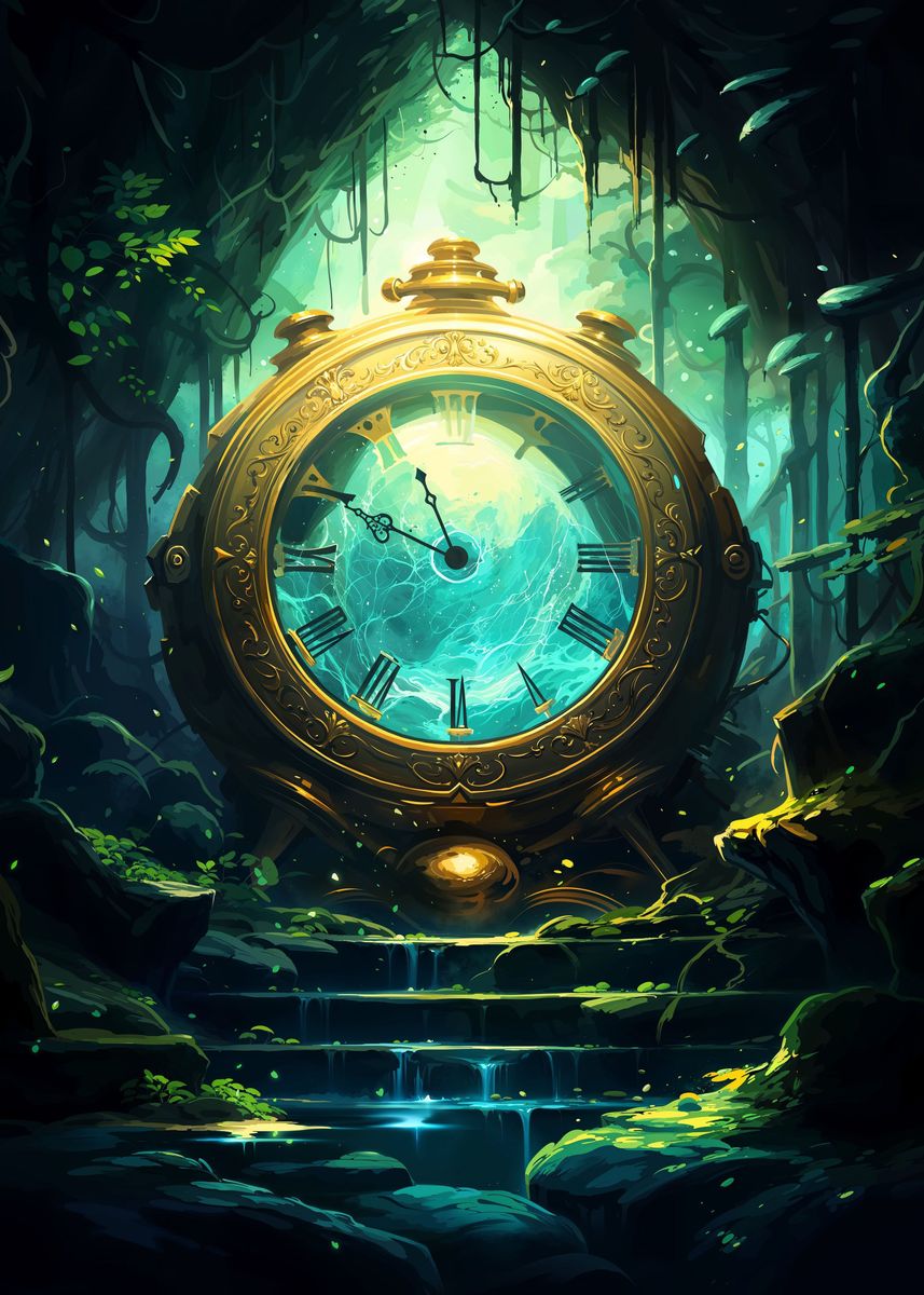 'Time fantasy' Poster, picture, metal print, paint by Maxline Ziddah ...