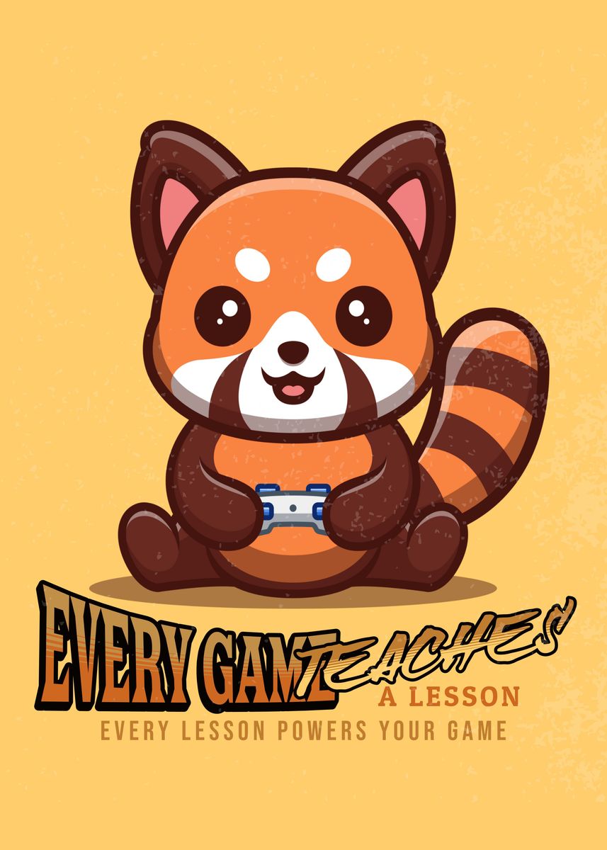 'Animal Gamer' Poster, picture, metal print, paint by Andreea Eremia ...