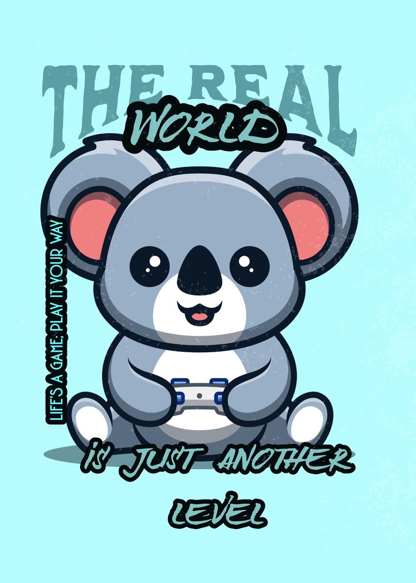 'Animal Gamer' Poster, picture, metal print, paint by Andreea Eremia ...