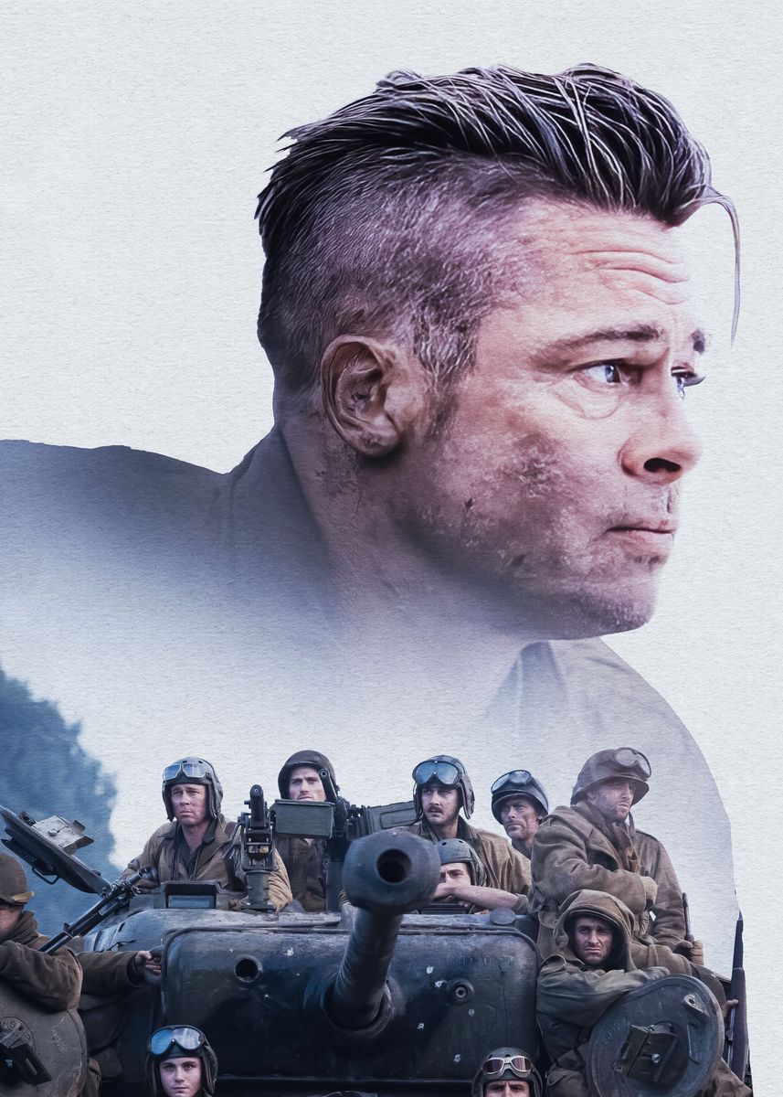 'Fury Movies' Poster, picture, metal print, paint by NuMaNi Art | Displate