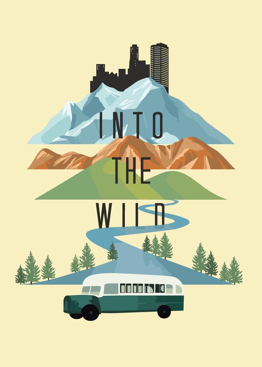 'Into the Wild' Poster, picture, metal print, paint by ExclusiveArt ...