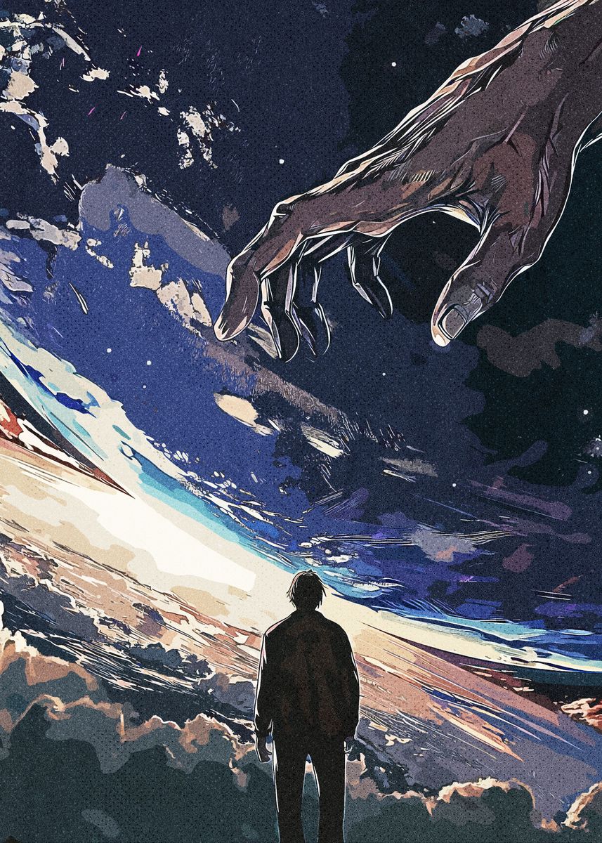 'Hand of Gods Poster' Poster, picture, metal print, paint by Magnum ...