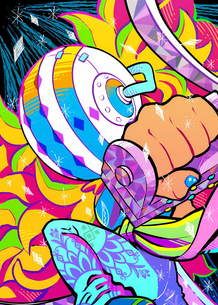 'Anime Coloring Killer' Poster, picture, metal print, paint by Blood ...