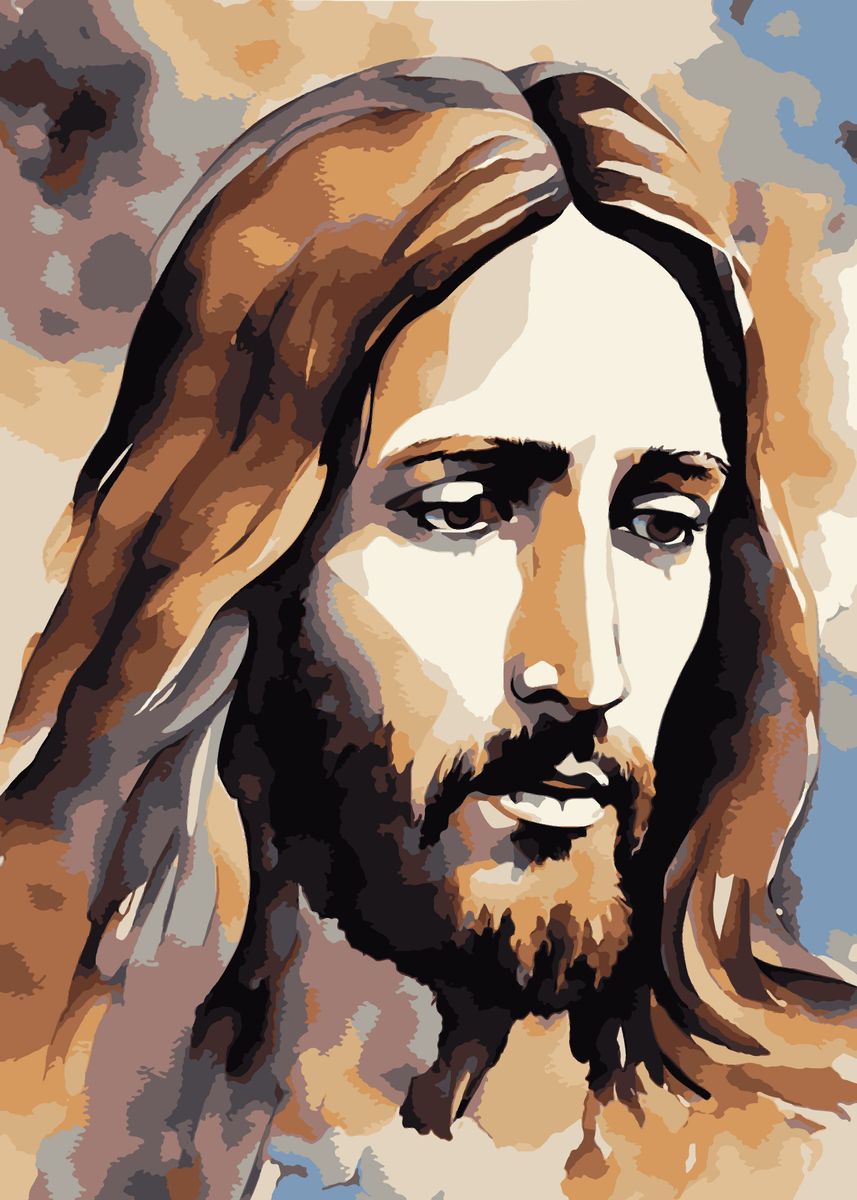 'Jesus Christ' Poster, picture, metal print, paint by Art Creative ...