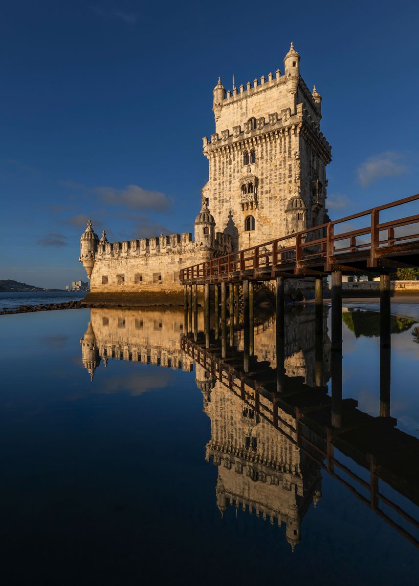 'Belem Tower In Lisbon' Poster, picture, metal print, paint by ...