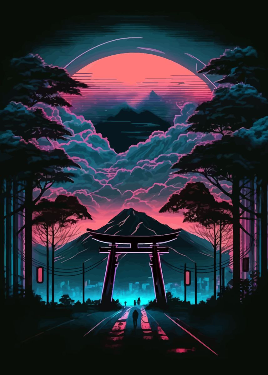 'Ethereal Vale' Poster, picture, metal print, paint by Mashdiashdui ...