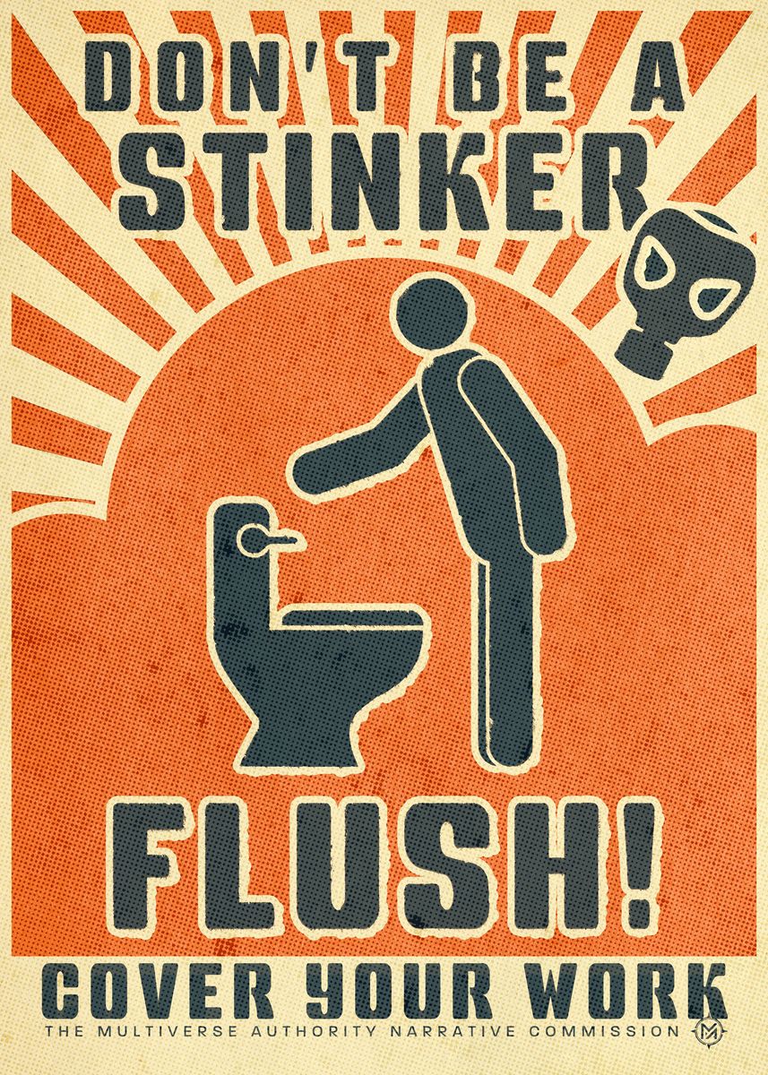 'Flush' Poster, picture, metal print, paint by iampurerage | Displate