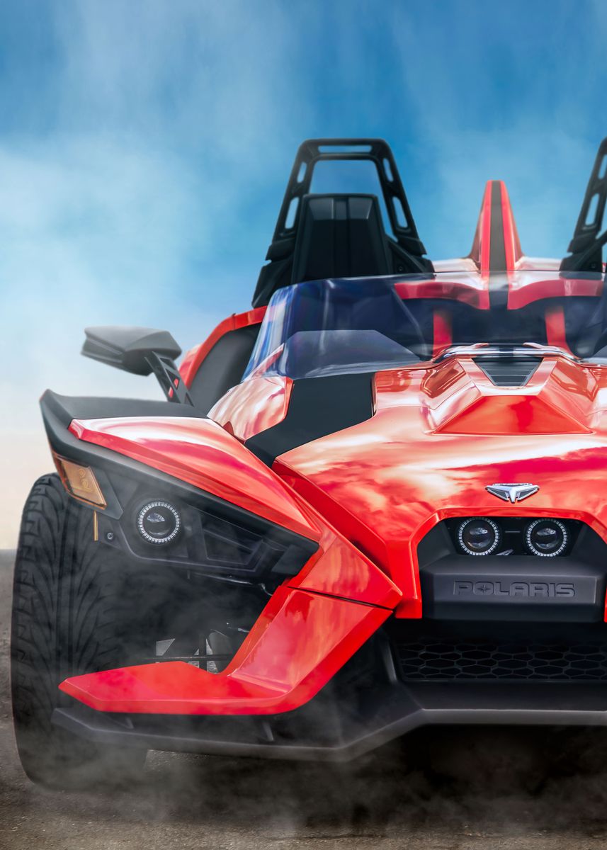 'Polaris Slingshot SL' Poster, picture, metal print, paint by Roman ...