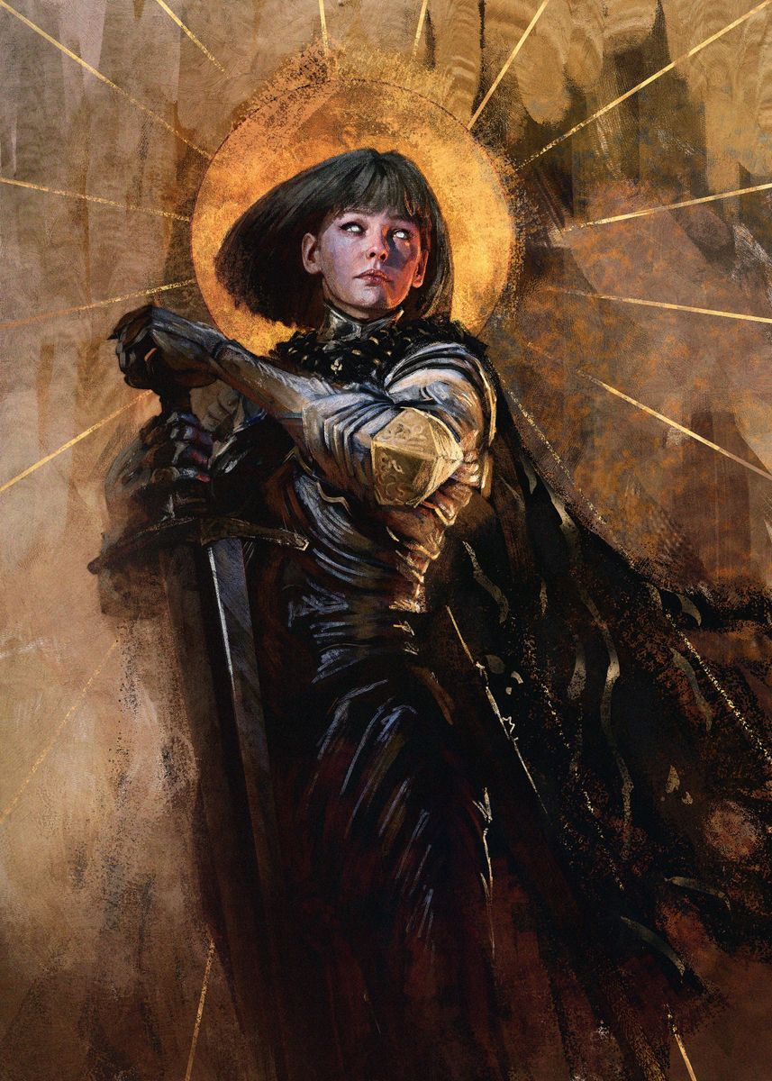 'Jeanne darc' Poster, picture, metal print, paint by Anato Finnstark ...