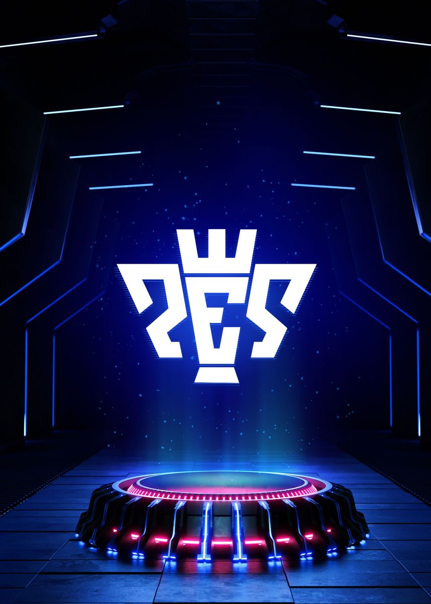 'pes neon' Poster, picture, metal print, paint by Trending Awesome ...