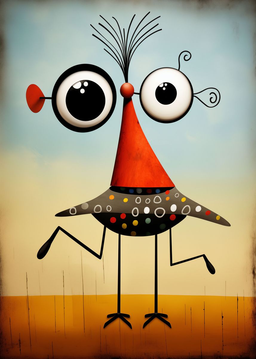 'Surreal bird' Poster, picture, metal print, paint by Dragan Florin ...