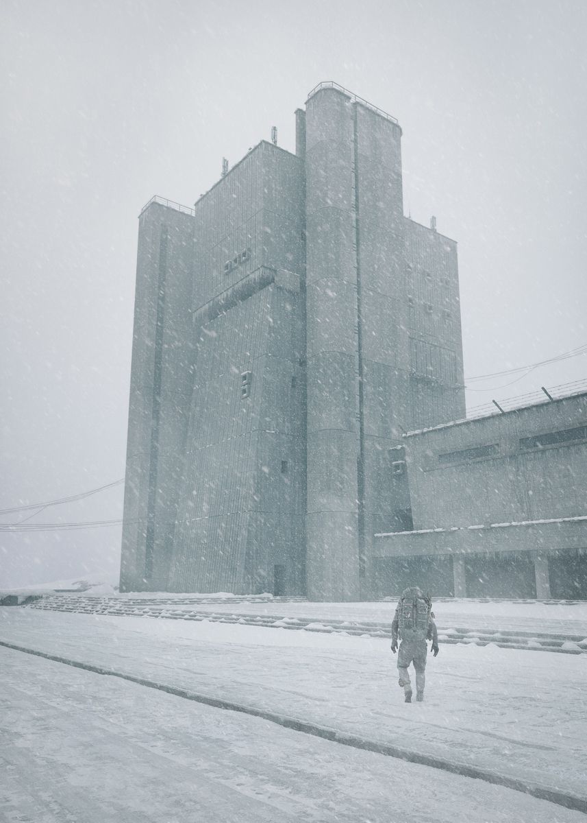 'The Frozen Sentinel' Poster, picture, metal print, paint by Nico N ...