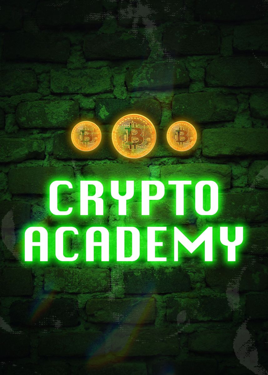 'Crypto Academy' Poster, picture, metal print, paint by Remang Remang ...