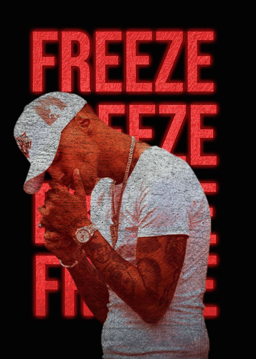 'freeze corleone' Poster, picture, metal print, paint by Zeeshan Ali ...
