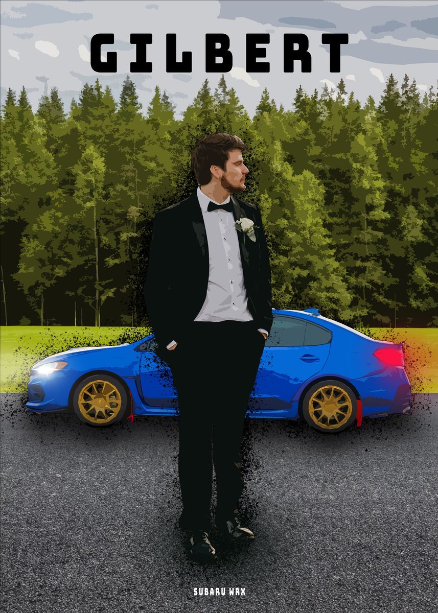 'Gilbert' Poster, picture, metal print, paint by BraveHeart Productions ...