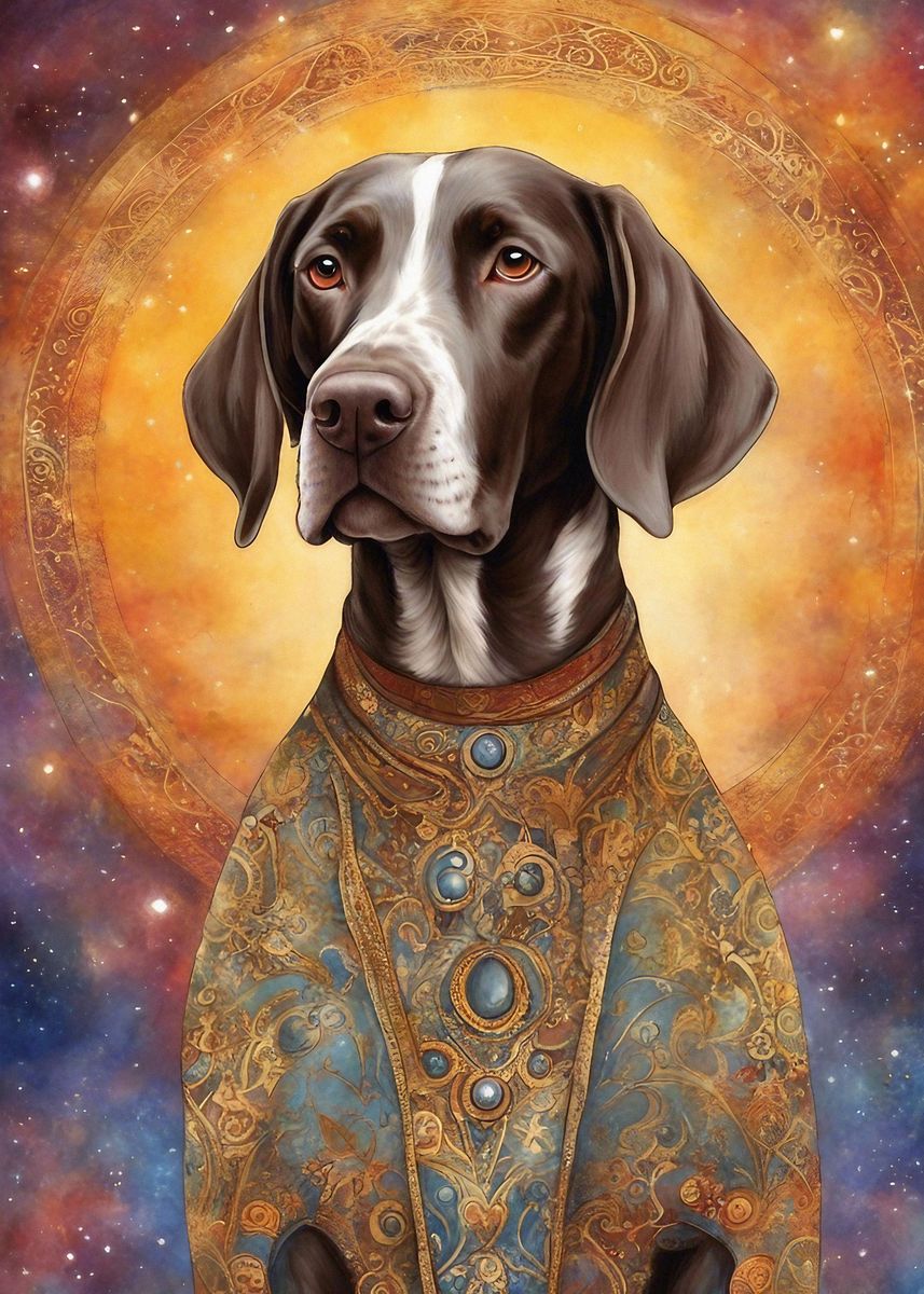 'dog000349' Poster, picture, metal print, paint by Miroslav Pavlovic ...