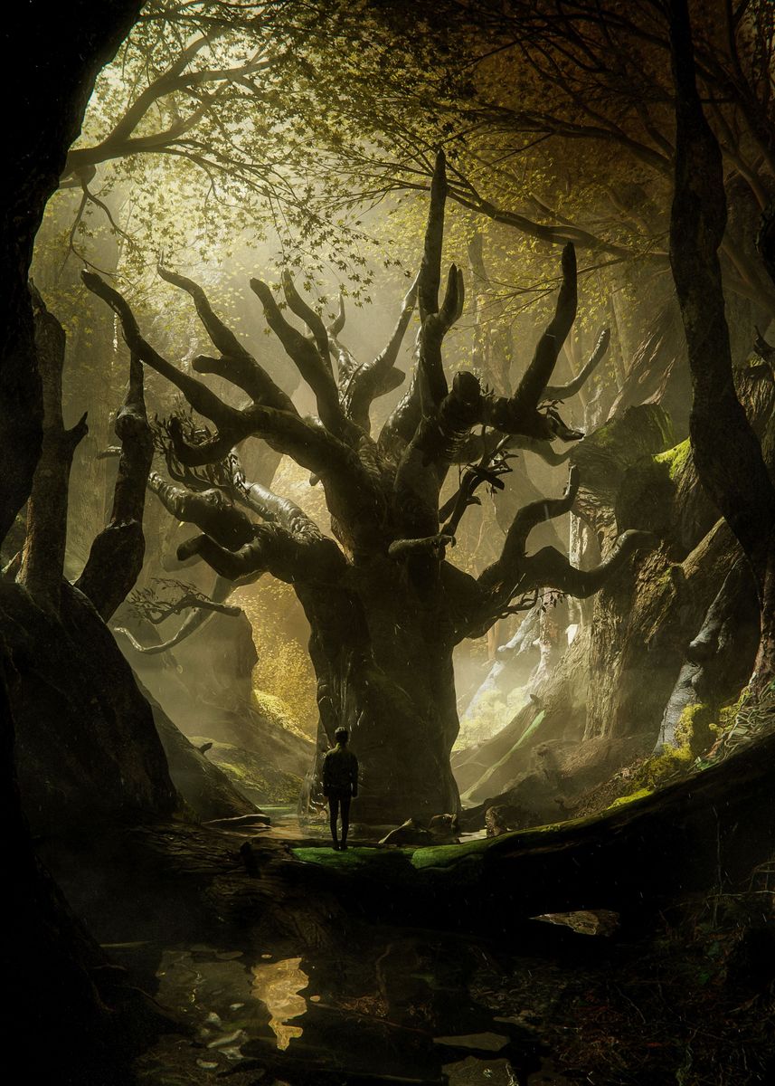 'Tree of the Dead' Poster, picture, metal print, paint by Rithick03d ...