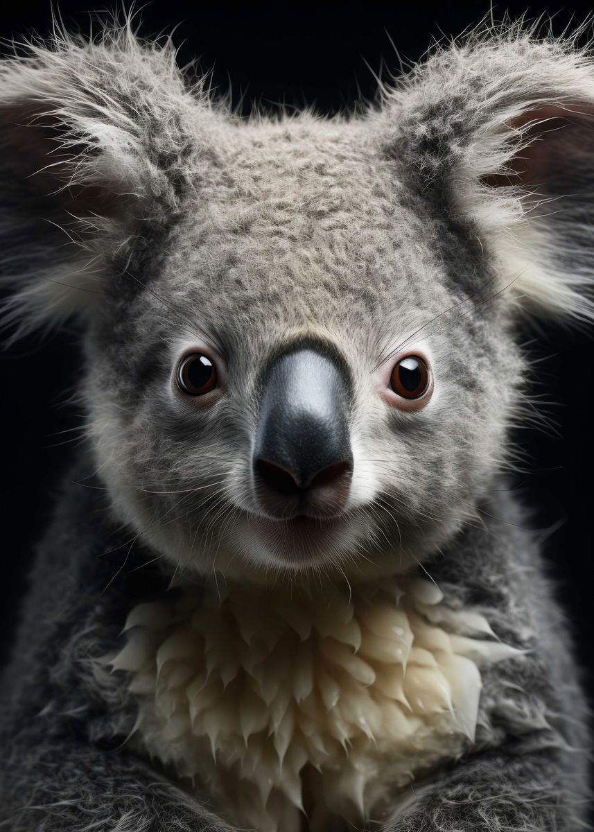 'Cool Portrait' Poster, picture, metal print, paint by Ray Faye | Displate