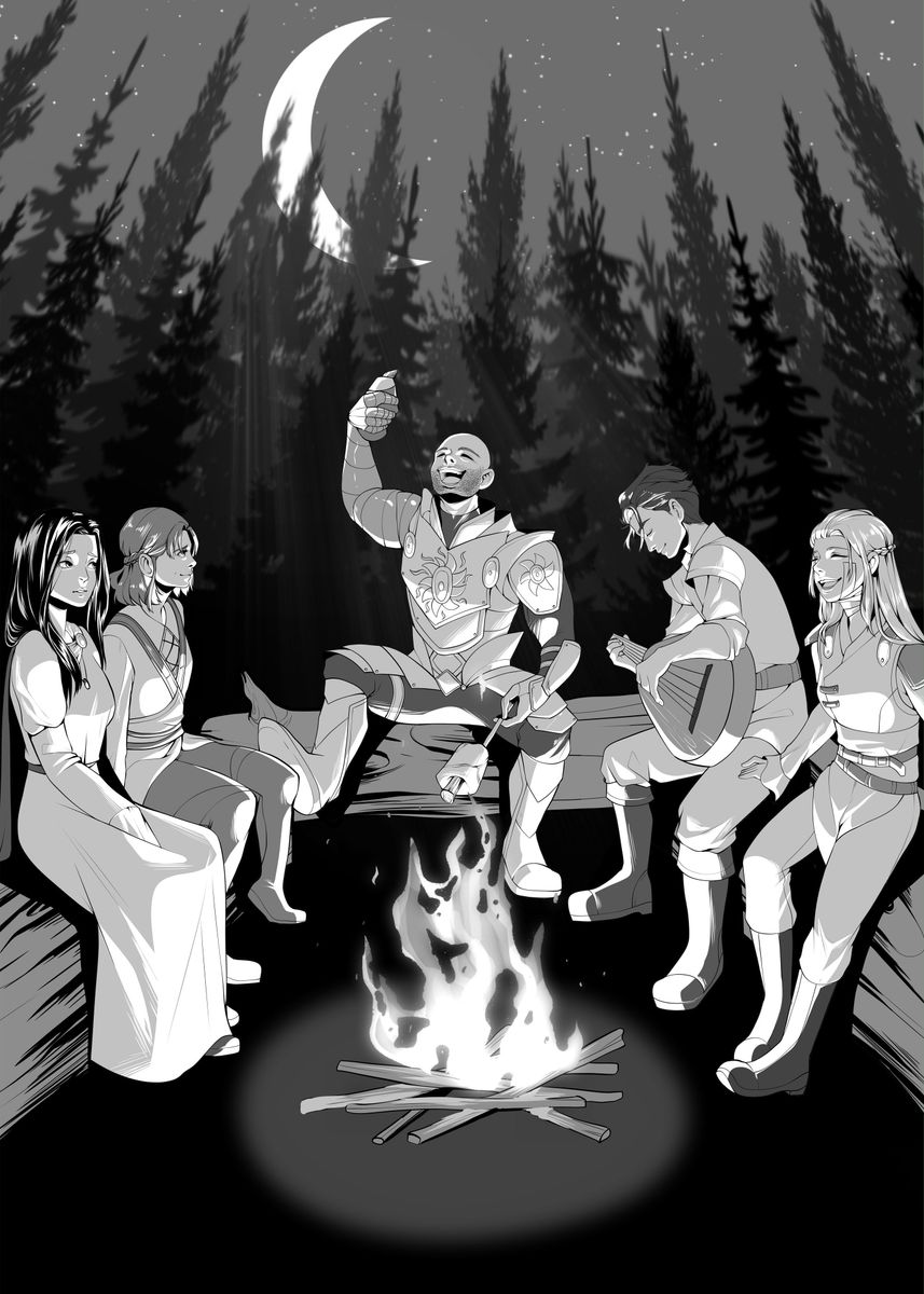 'Druyun 3 Reunion' Poster, picture, metal print, paint by Ryan Wilson ...
