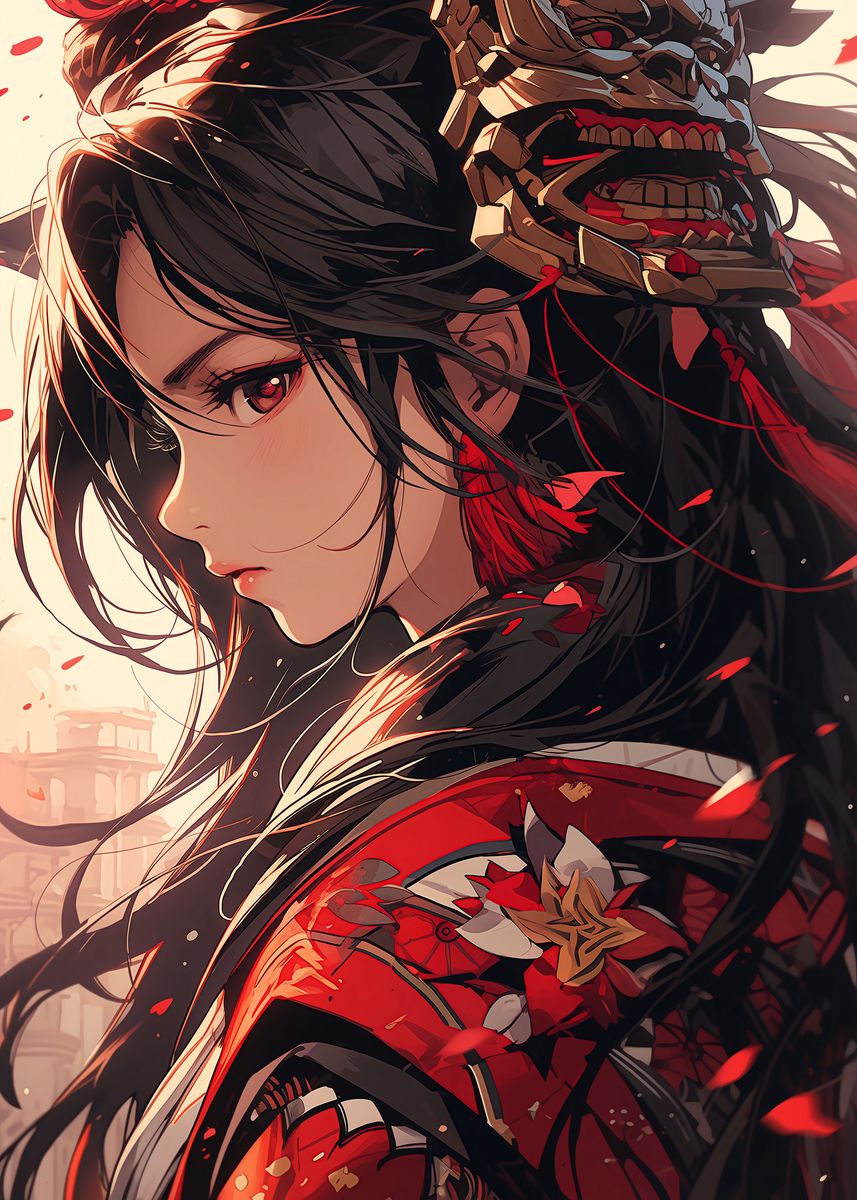 'Yui' Poster, picture, metal print, paint by Hako | Displate