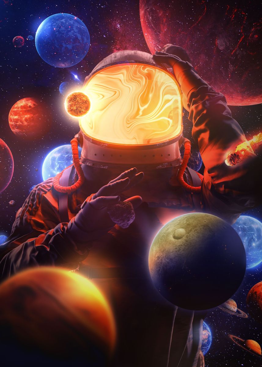 'Where Am I' Poster, picture, metal print, paint by Bruno Macedo | Displate