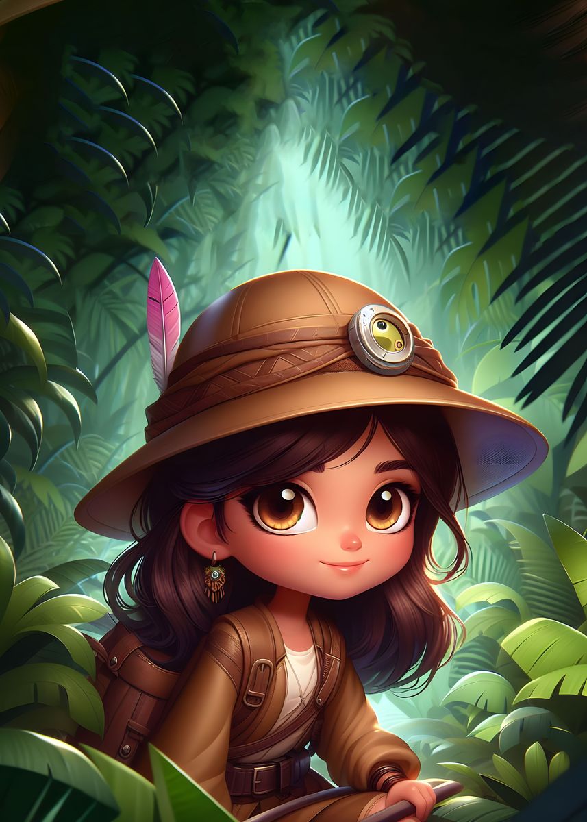 'Indiana Jones Daughter' Poster, picture, metal print, paint by Andrei ...