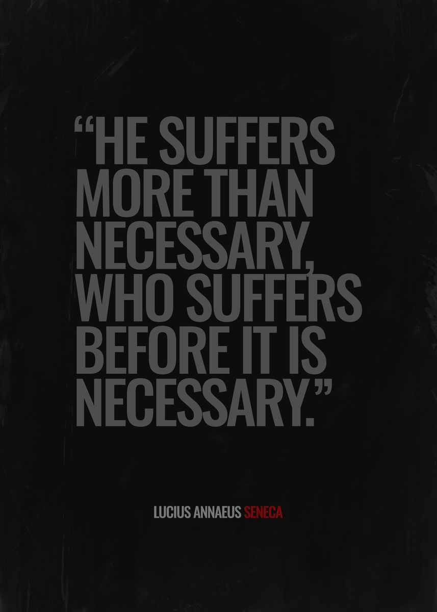 'Lucius Annaeus Seneca' Poster, picture, metal print, paint by ...