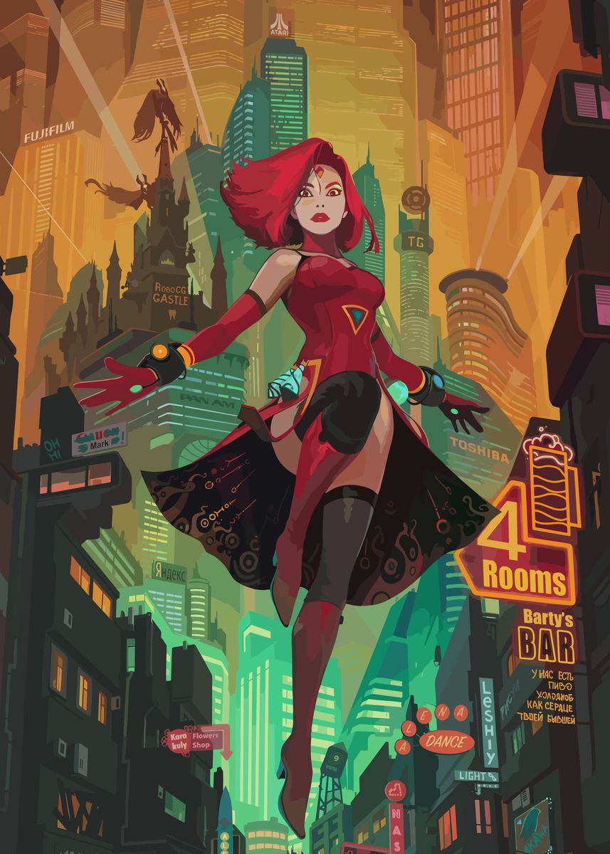 'transistor' Poster, picture, metal print, paint by Instinct Studio ...