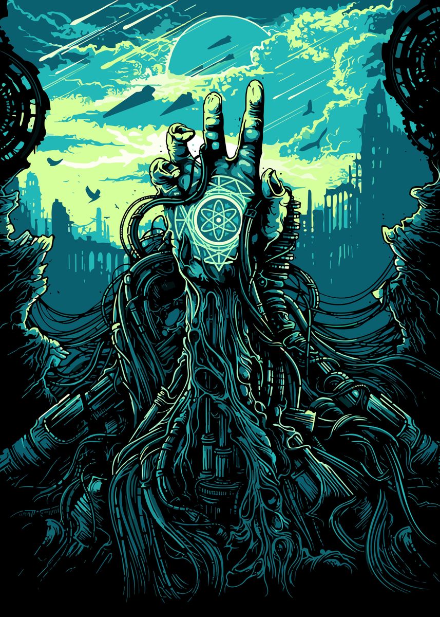 'transistor' Poster, picture, metal print, paint by Instinct Studio ...