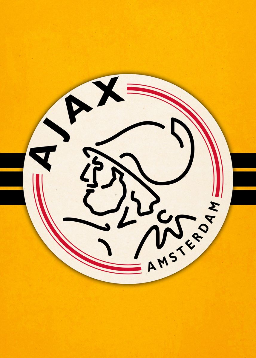 'Ajax Amsterdam' Poster, picture, metal print, paint by Davis Alida ...