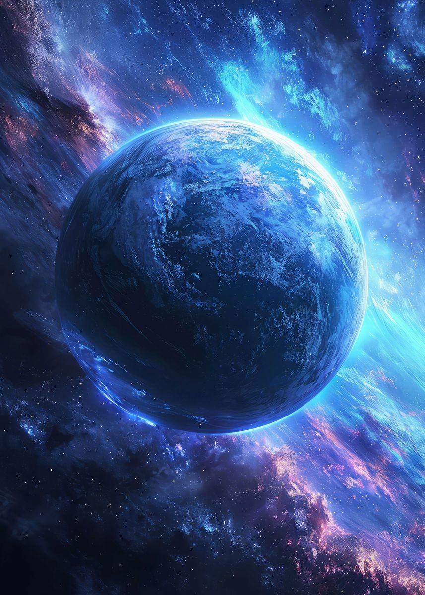 'Galaxy Outer Space' Poster, picture, metal print, paint by Oliver Ben ...