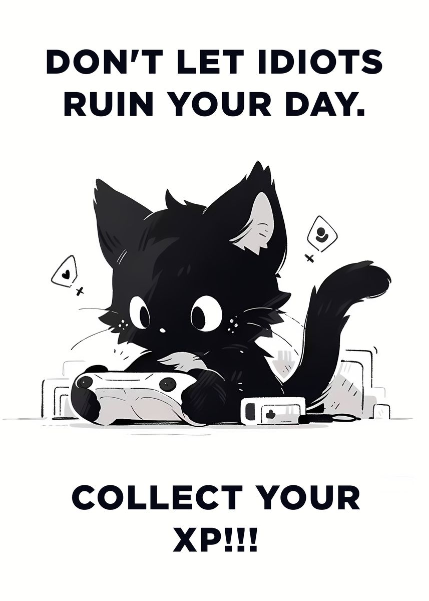 'Collect Your Xp' Poster, picture, metal print, paint by Lucky Star ...