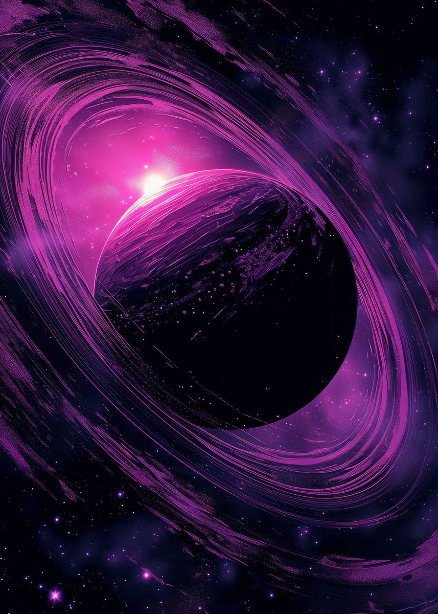 'Galaxy Outer Space' Poster, picture, metal print, paint by Oliver Ben | Displate