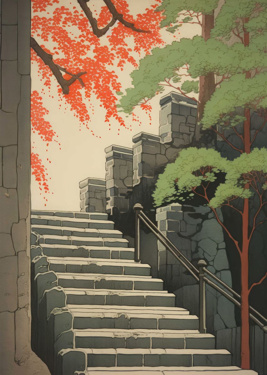 'Japanese Painting' Poster, picture, metal print, paint by Kai Tanaka ...