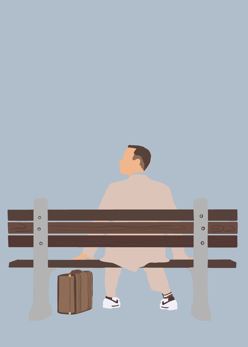 'Forest Gump' Poster, picture, metal print, paint by ExclusiveArt ...