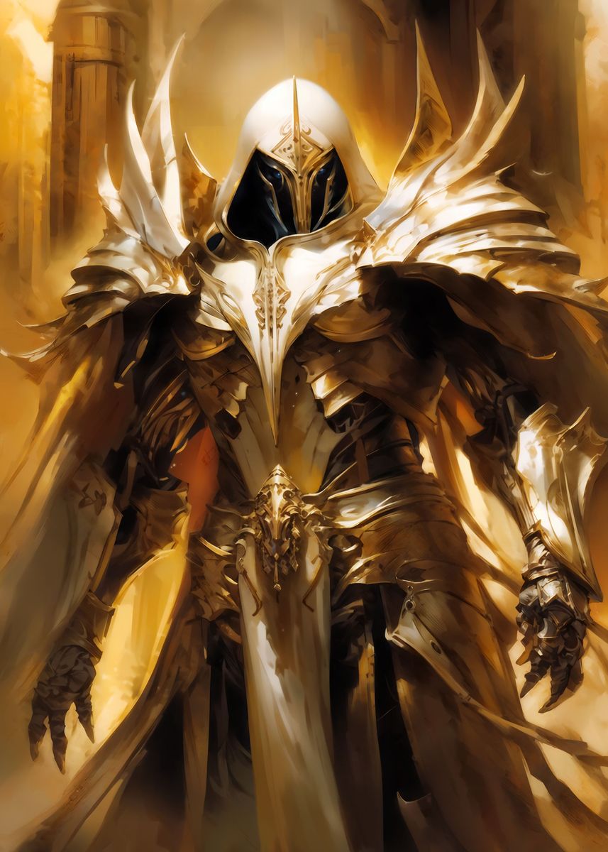 'Angel of light' Poster, picture, metal print, paint by Lukasz Kobylka ...