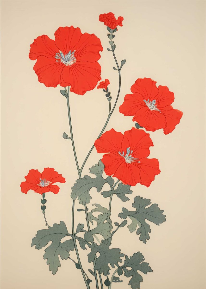 'Japanese Painting' Poster, picture, metal print, paint by Kai Tanaka ...