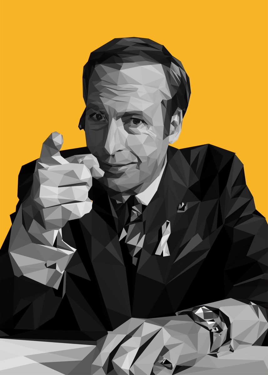 'saul goodman' Poster, picture, metal print, paint by Aesthetic Metal ...