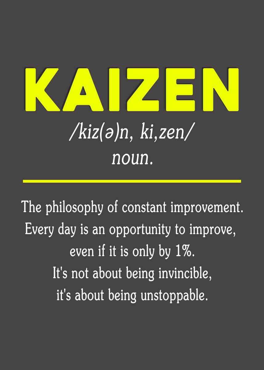 'Kaizen' Poster, picture, metal print, paint by Alexis Frog | Displate