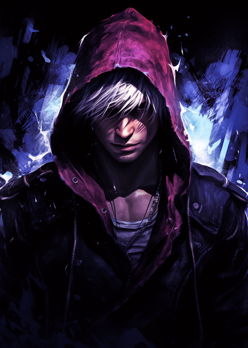 'Nero' Poster, picture, metal print, paint by Ramy Hazem | Displate