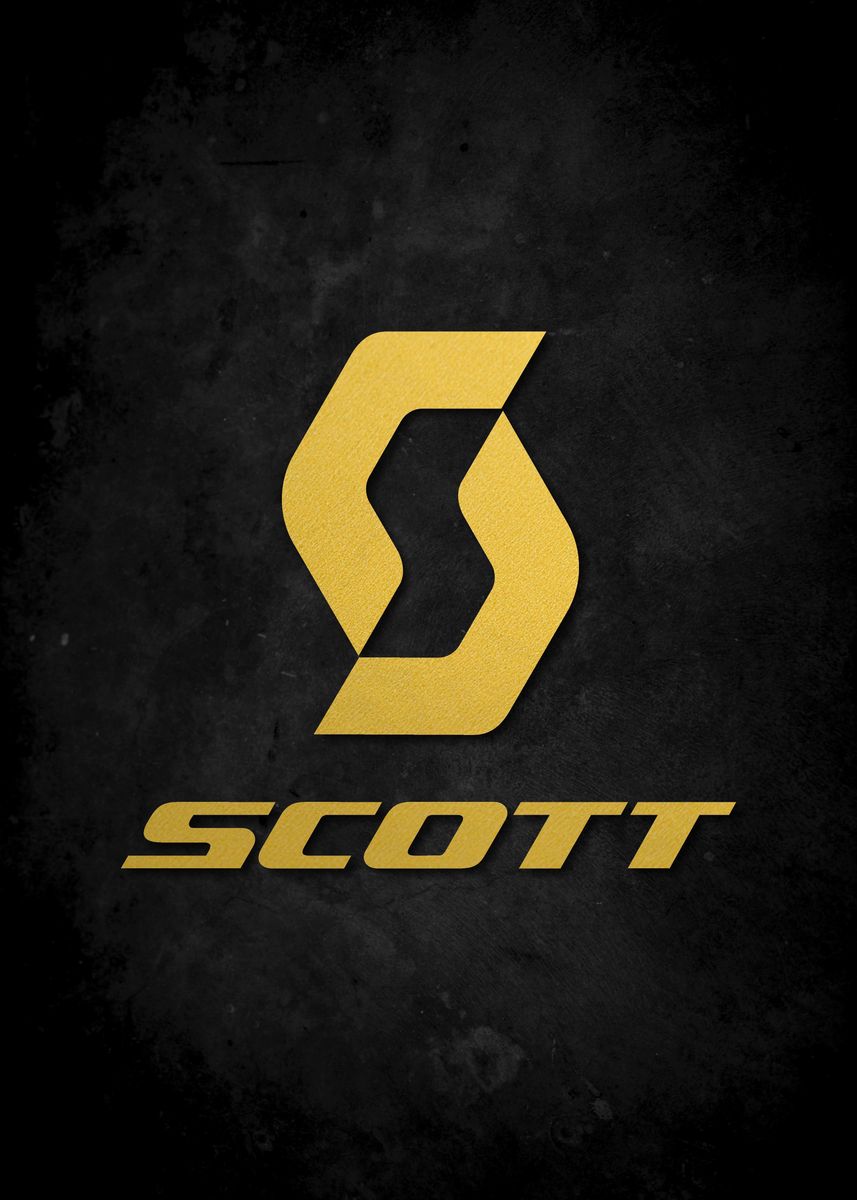 'scott mtb gold' Poster, picture, metal print, paint by yunur mawan ...