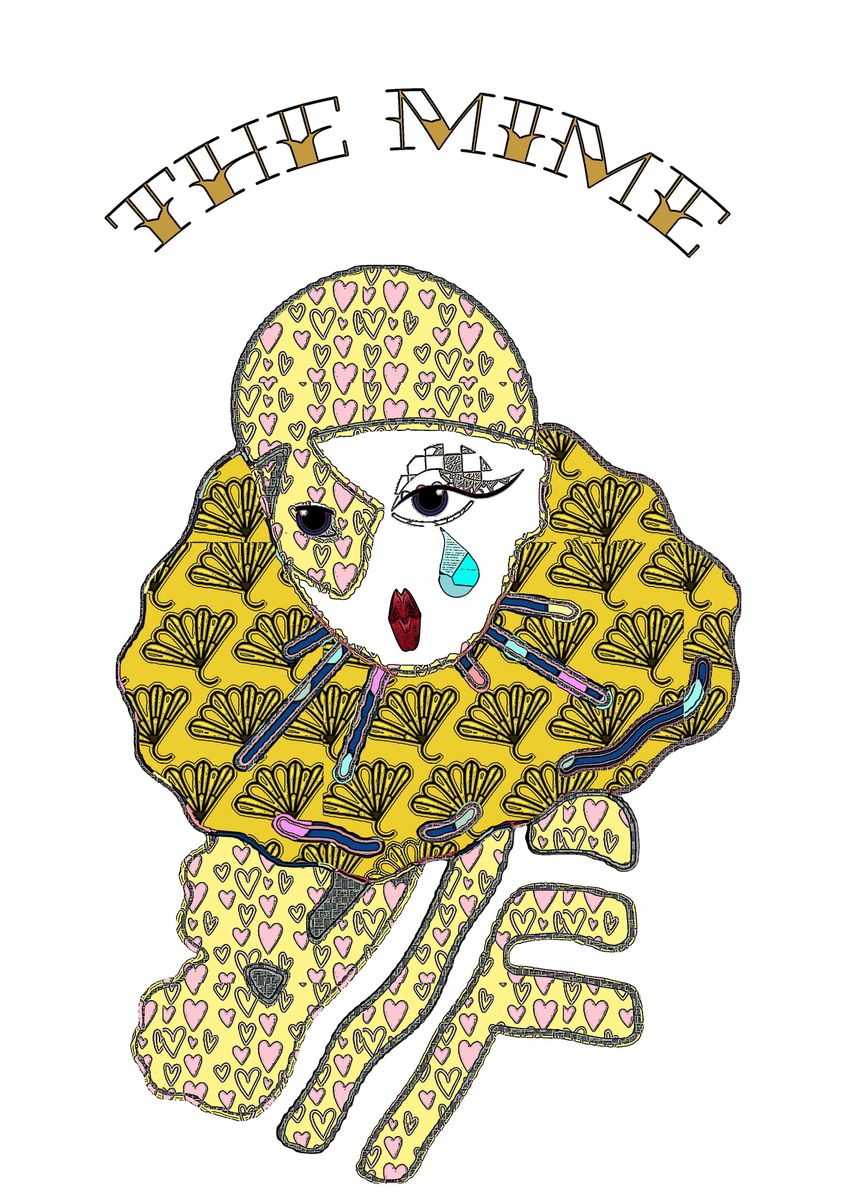 'The Mime' Poster, picture, metal print, paint by Nonsense and Relish ...