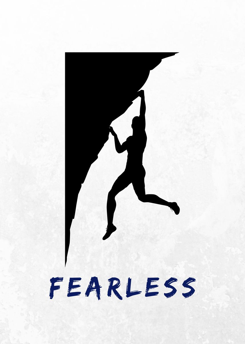 'Fearless' Poster, picture, metal print, paint by classicposter ...