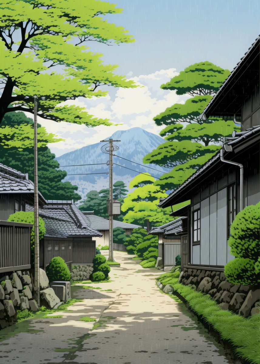 'Japanese Painting' Poster, picture, metal print, paint by Kai Tanaka ...